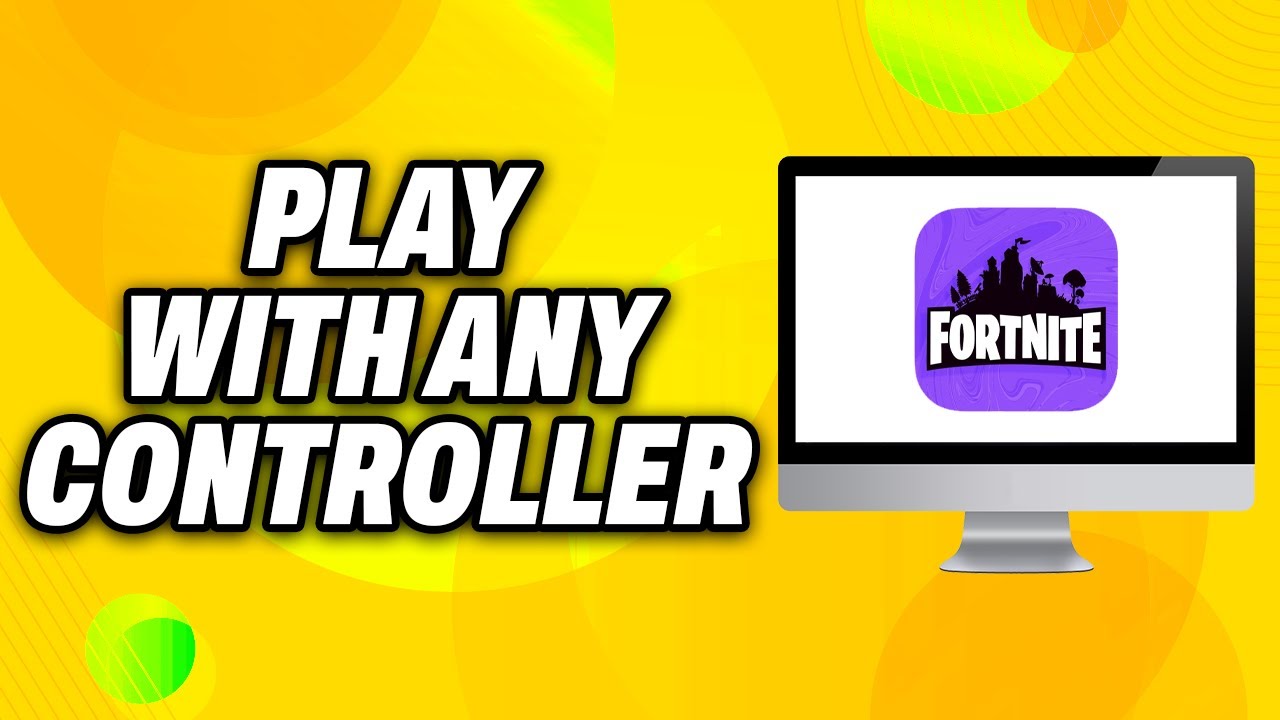 How To Play Fortnite with Any Controller on PC - Quick Fix - YouTube
