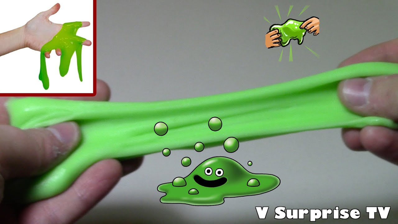 Weird Science Lab KIT: Slime experiment | yellow slime fluo | DIY ...