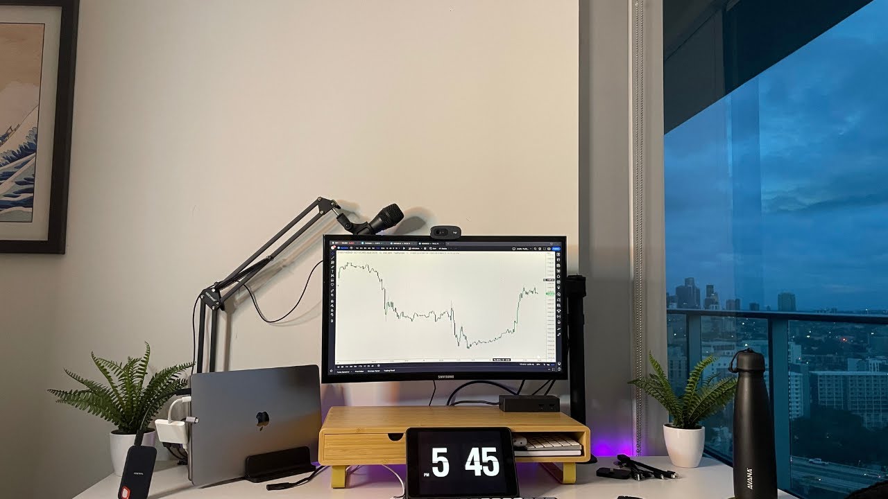 Trading Setup and Desk Tour — Work From Home Setup - YouTube
