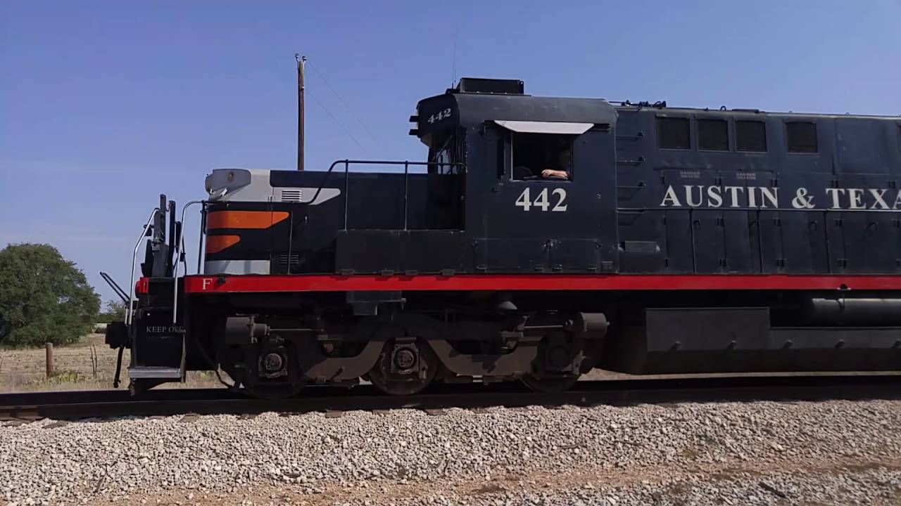 Austin & Texas Central Railroad Westbound MP 101 - YouTube