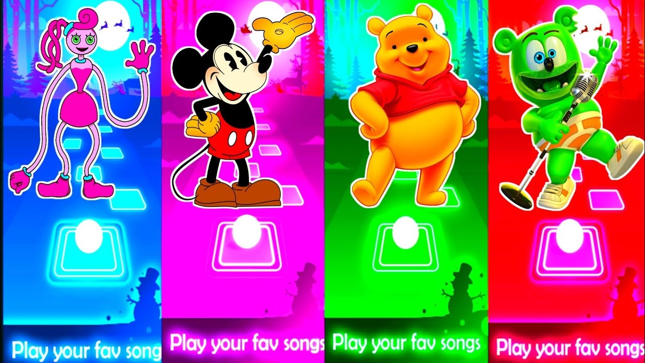 Poppy Playtime GameToons 🆚 Mickey Mouse 🆚 Winner The Pooh 🆚 The Gummy ...
