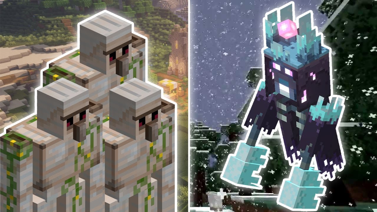 3 IRON GOLEMS VS WRETCHED WRAITH (BOSS) | MINECRAFT DUNGEONS - YouTube