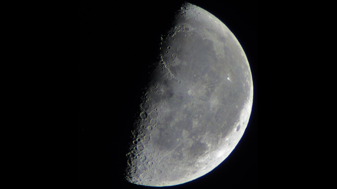 Late Night Moon 7-26-16 (Wide Field) - YouTube