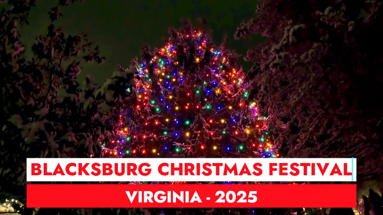 Christmas🎄 Market at Virginia Tech University in Blacksburg, VA - YouTube