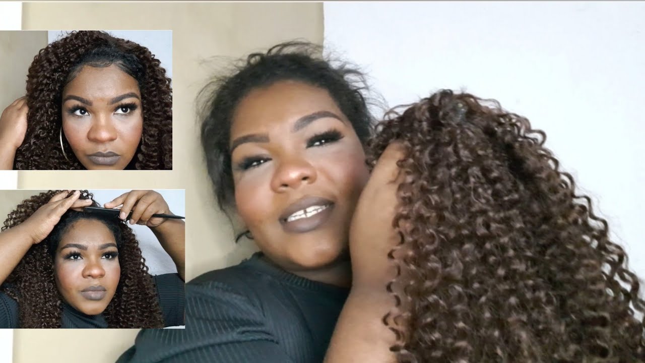 Como fazer acabamento com peruca | Como colocar peruca para ficar com ...