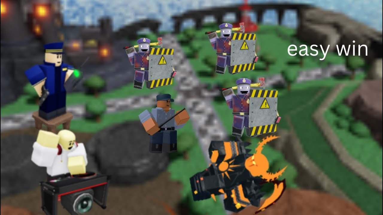 Warden, the new best tower for speed runs (defeat molten with warden ...