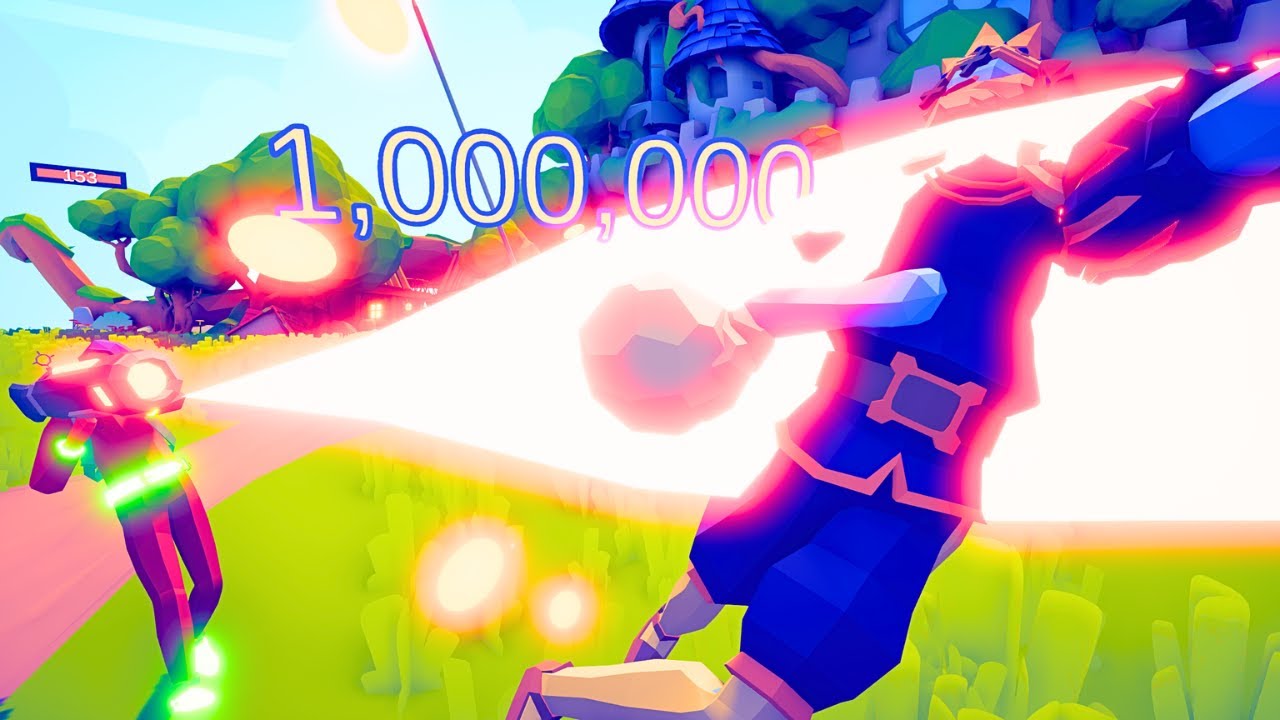 1.000.000 DAMAGE NEON BEAM BOMBARD vs UNITS - TABS | Totally Accurate ...