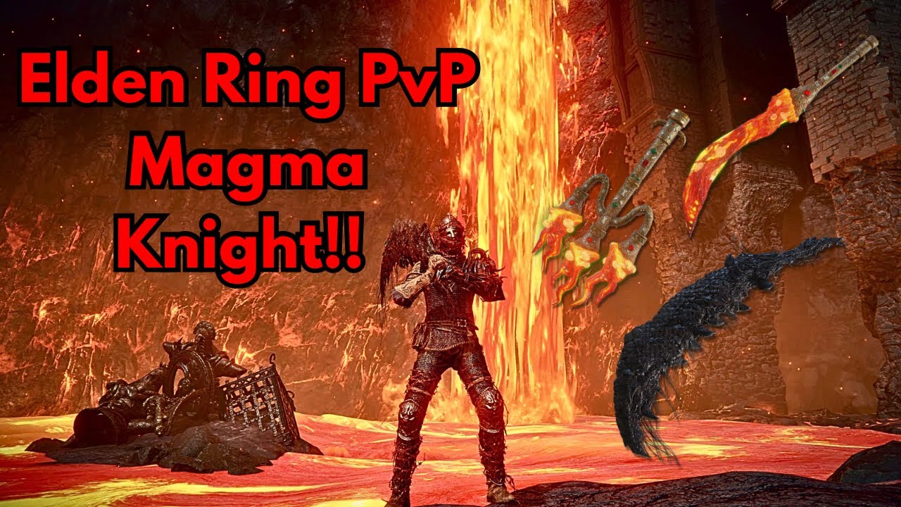 Elden Ring PvP Invasions : Magma Knight!! (Strength & Faith Build ...
