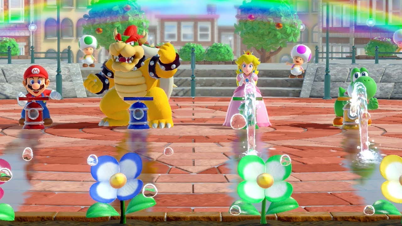 Super Mario Party - All Free-For-All Minigames (2 Player) - YouTube
