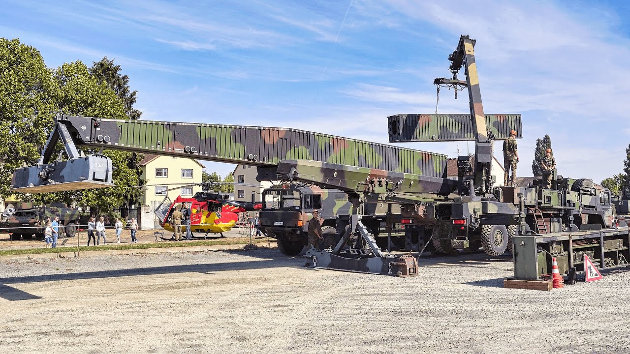 Construction of a 46 m long Temporary Bridge with a Bridge-Laying ...