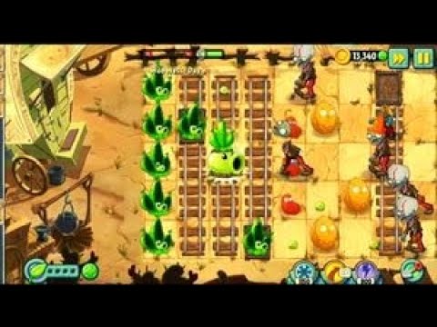 Pvz gameplay - Wild West - Day 678 - Plants vs Zombies 2 - YouTube