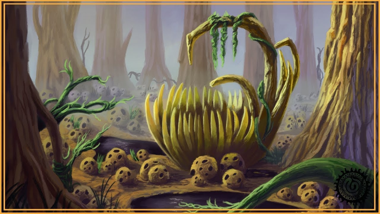 Painting Timelapse - Alien Forest - YouTube