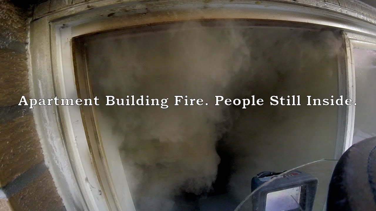 Apartment Building Fire - People Still Inside - PIO Vlog - YouTube