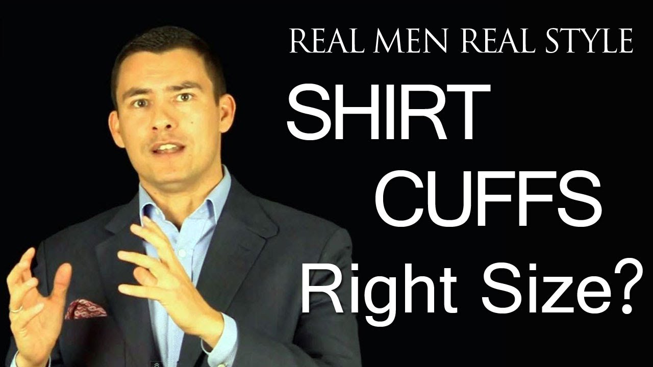 Men's Dress Shirt Cuffs - What is the right size? Button cuff proper ...