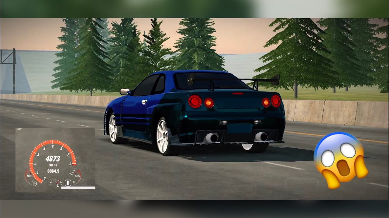 Nissan Skyline R34 Top Speed : Car Parking Multiplayer - YouTube