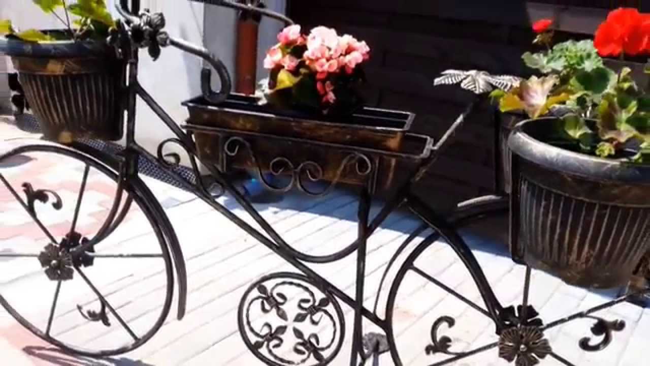 Kwietnik rower / flowerbed bike / Blumenbeet bike - 2015 - YouTube