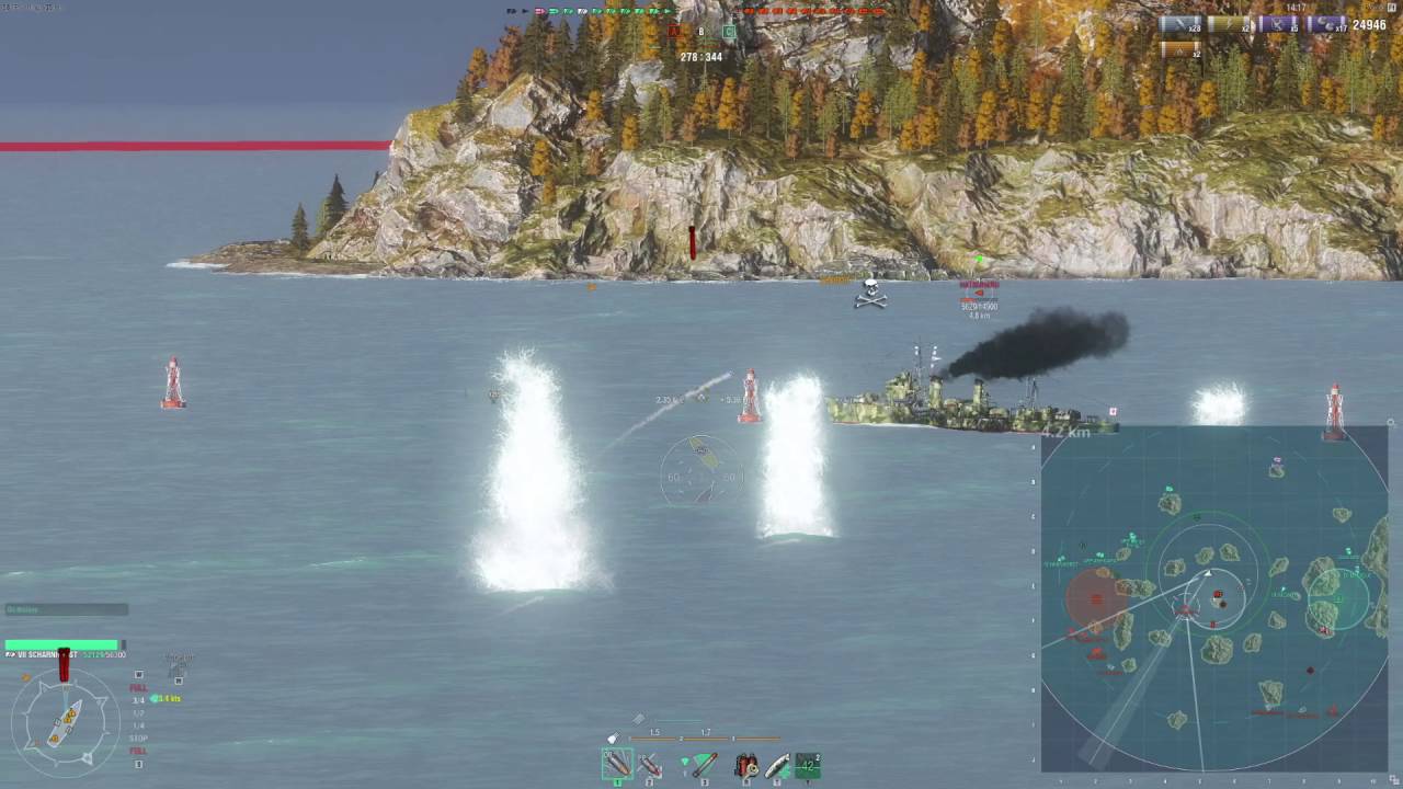 Secondary Guns Build - Scharnhorst - YouTube