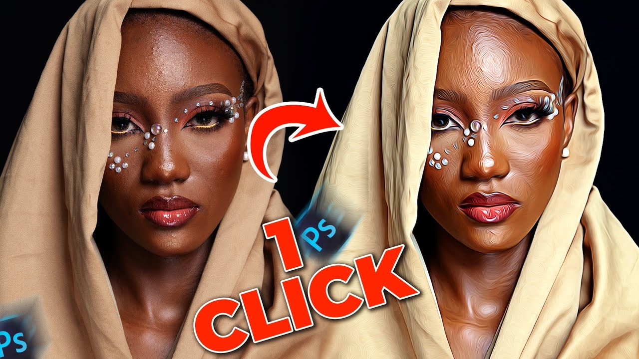 Smudge Painting | Digital Painting Effect (EASY TRICK) - Photoshop ...