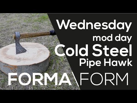 Cold Steel Pipe Hawk\ Wednesday mod day - YouTube