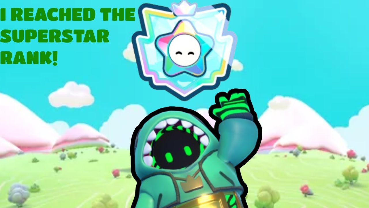 I Reached The SUPERSTAR RANK in Fall Guys Ranked! - YouTube