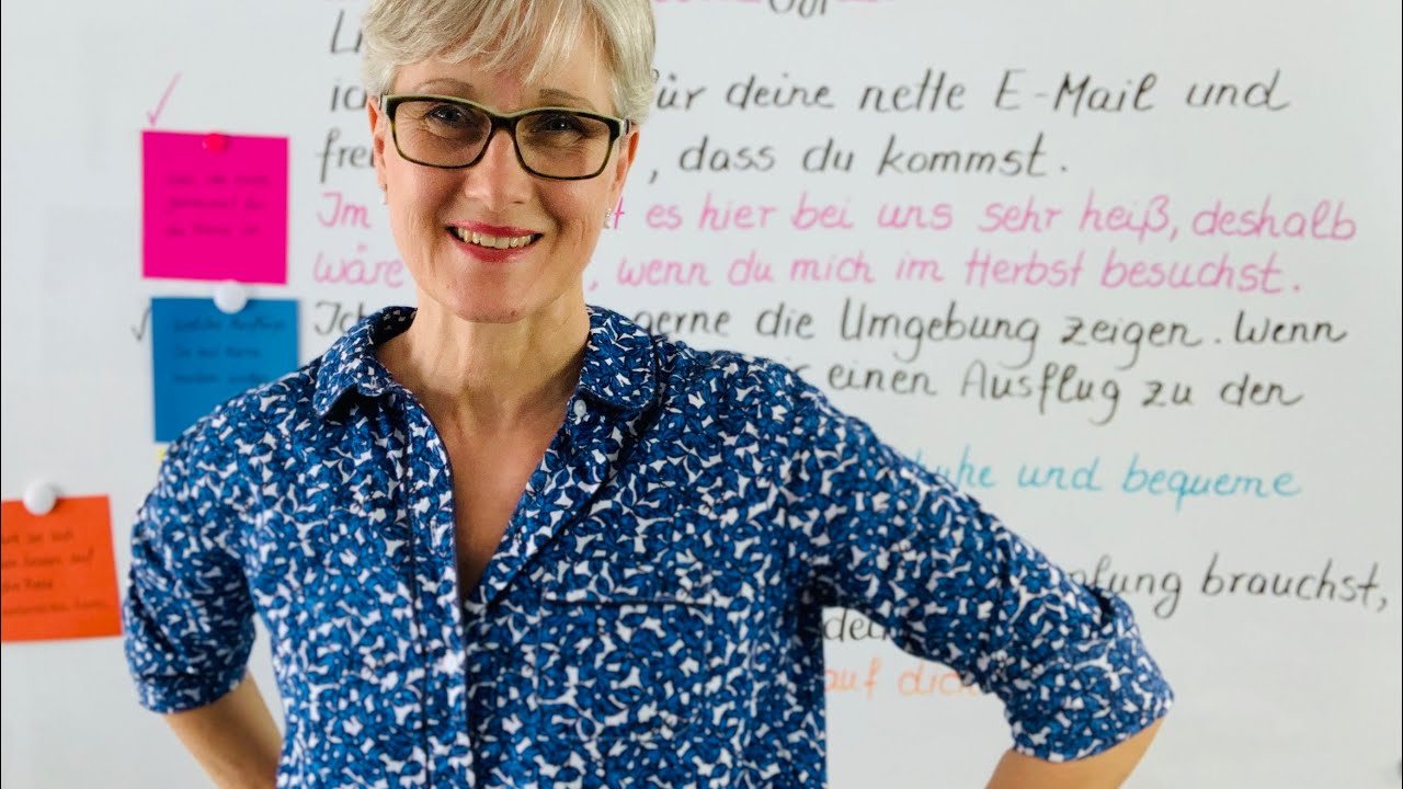 B1 telc | informelle E-Mail schreiben | Reise | Deutsch lernen - YouTube