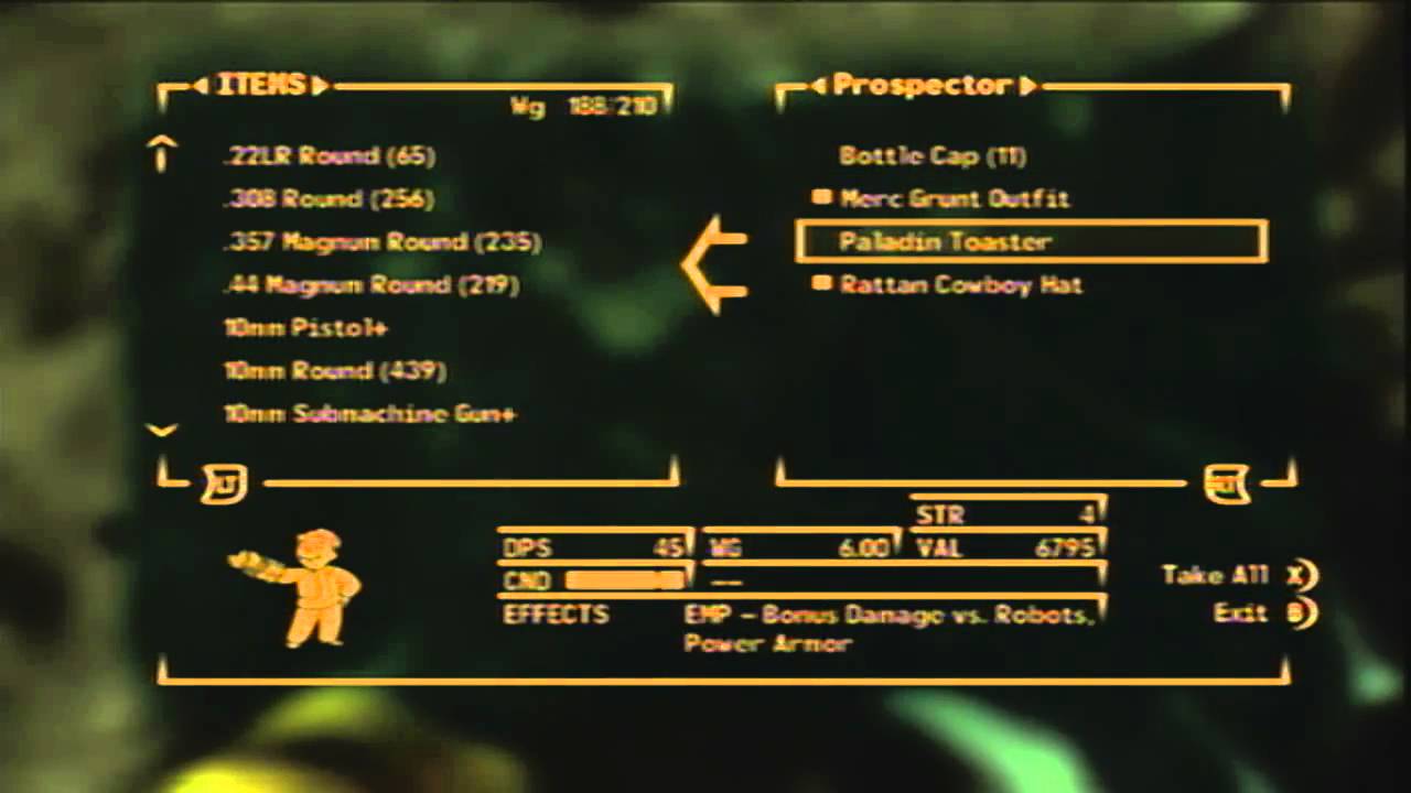 Fallout New Vegas Paladin Toaster - YouTube