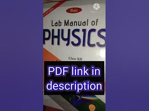 lab manual physics class 12th board practical. - YouTube