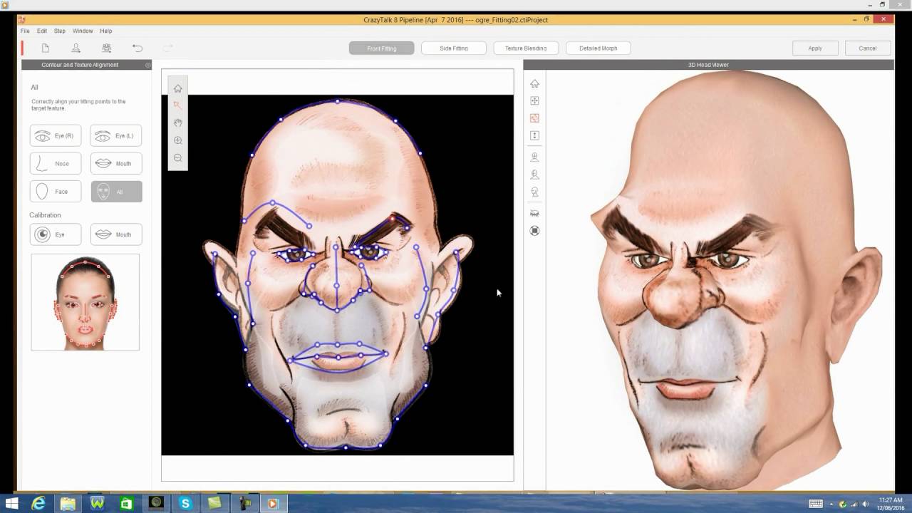 Step 2 - Garry Pye Tutorial Article - Face Rigging in CrazyTalk 8 - YouTube