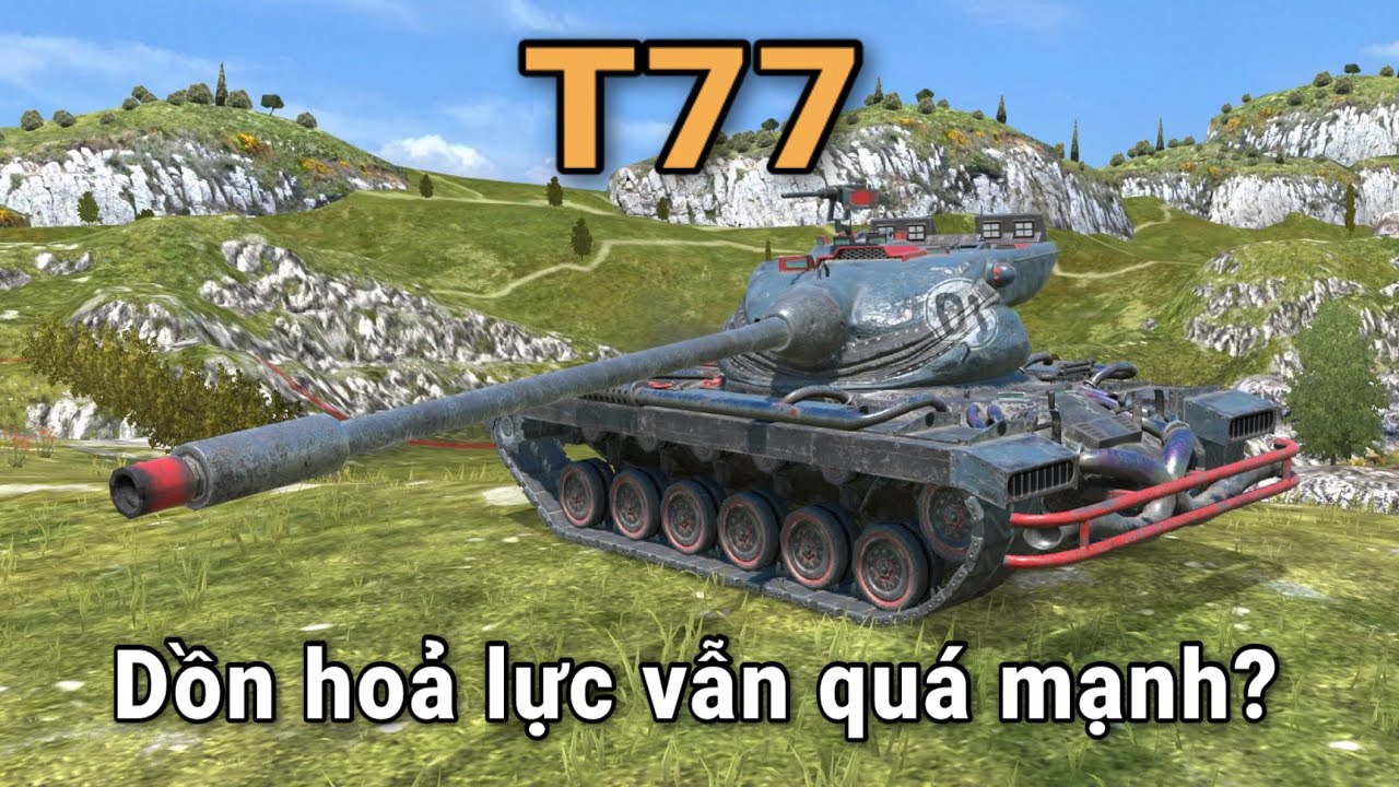 T77 - Dồn hỏa lực từ khẩu pháo 120mm / World Of Tanks Blitz / Wot Blitz ...
