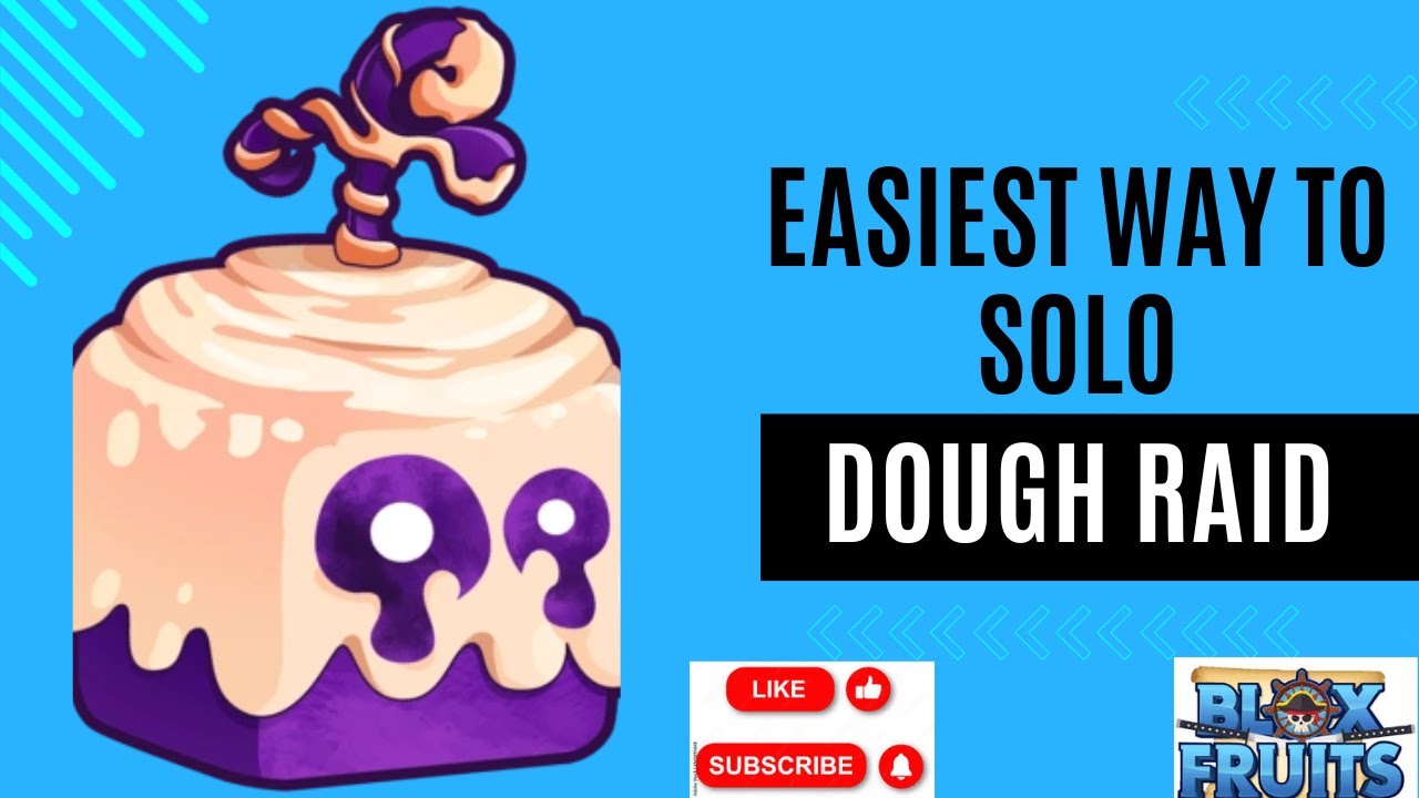 Easiest way to Solo the Dough Raid in Blox Fruits - YouTube