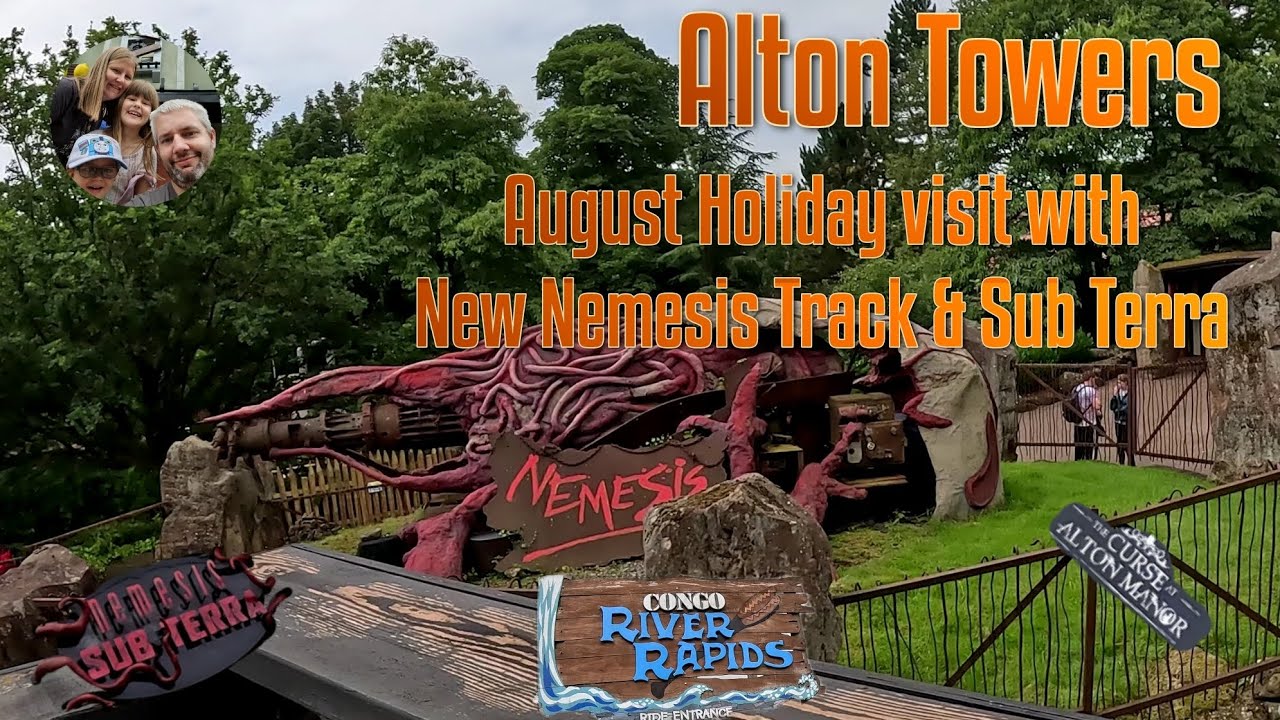 Alton Towers to see the new Nemesis Track and try Sub Terra - YouTube