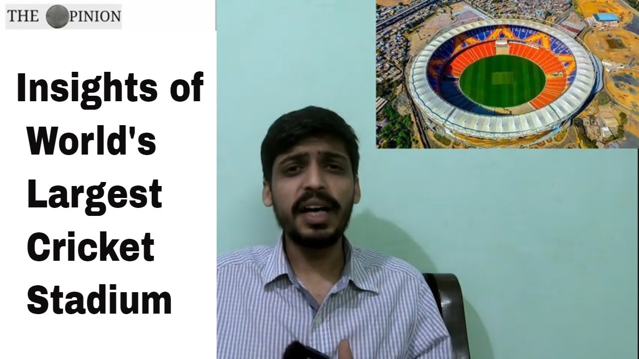 World's Largest cricket Stadium Inauguration by Modi and Trump | Sardar ...