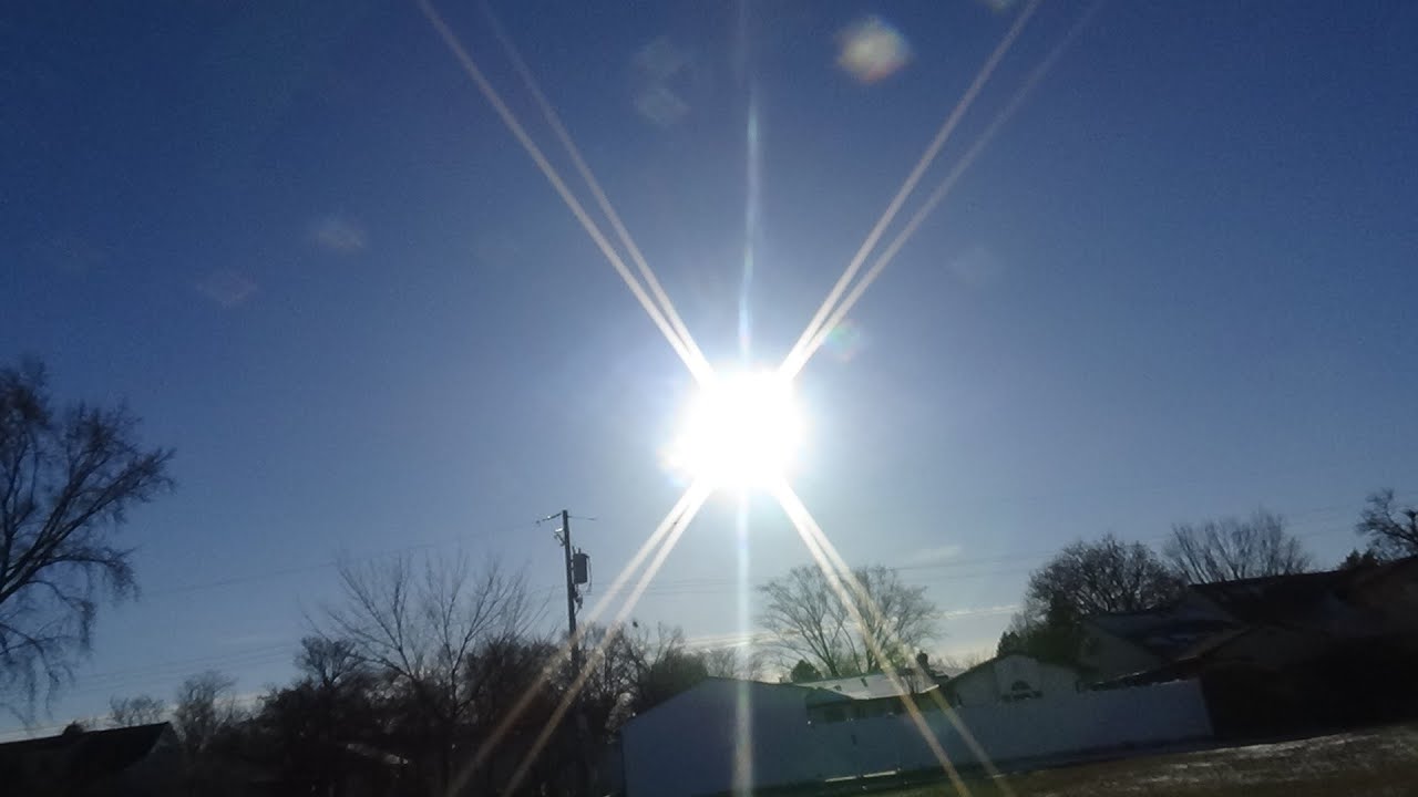 what a nice bright sunny day it is today clear blue skies bright sun no ...