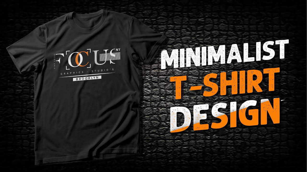 Minimalist T-Shirt Design Tutorial | Create Stylish & Simple Designs ...