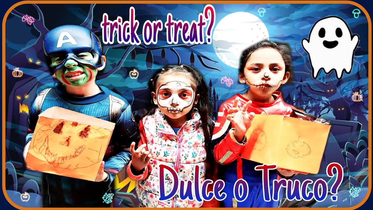 Pidiendo Dulces 🎃🎃 | Dulce o truco? | Trick or Treat? | Halloween🎃🎃 - YouTube