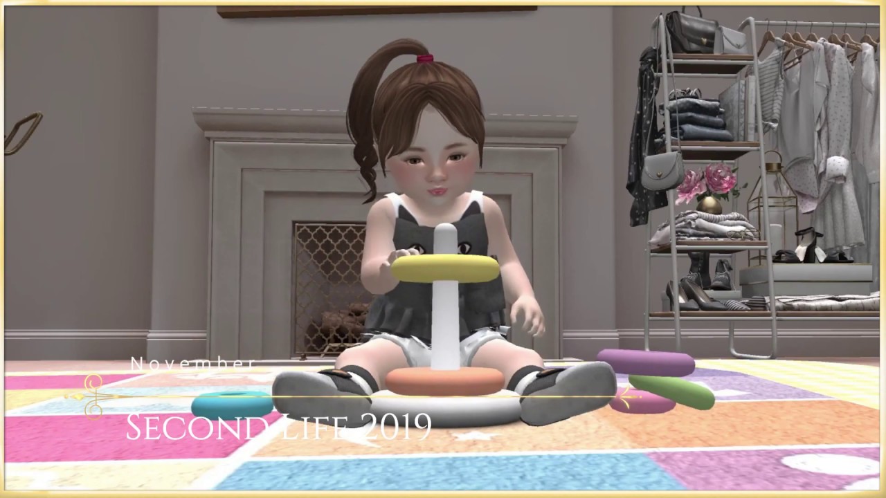 Zooby Animesh Babies ( Toys ) Virtual Family Second Life 2019 - YouTube