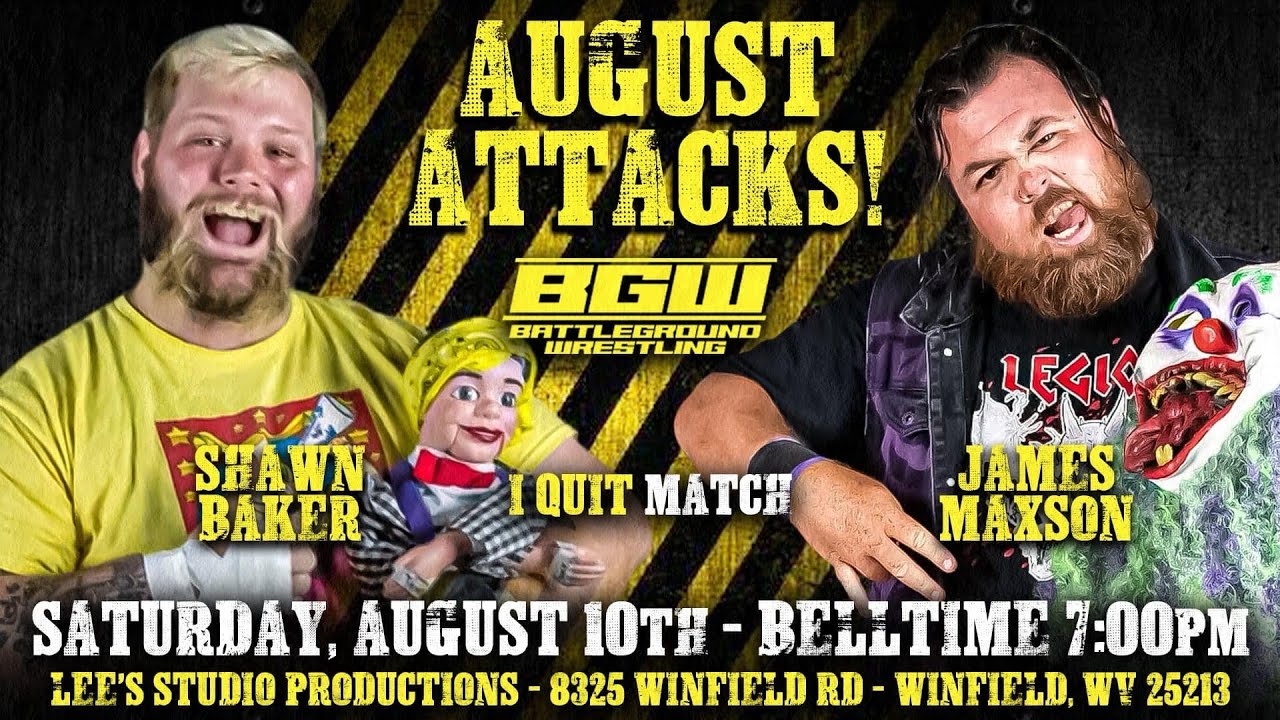 Shawn Baker vs James Maxson in a I Quit Match!! This one got intense ...