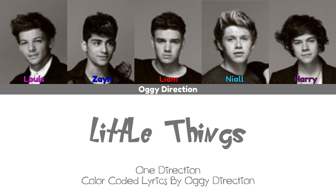 One Direction - Little Things (New Color Coded Lyrics 2024) - YouTube