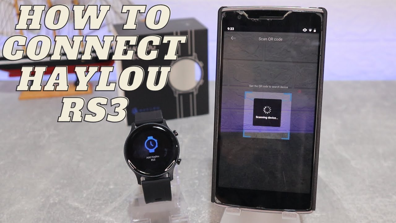 How to connect Haylou RS3 with Haylou Fun Android App - YouTube
