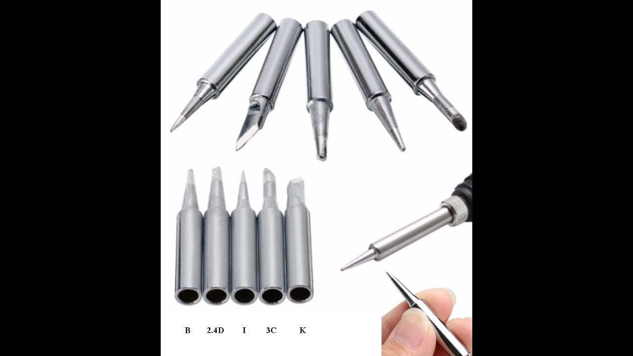 5pcs Silver 936 Lead-Free Solder Iron Replacement Tip soldering iron ...
