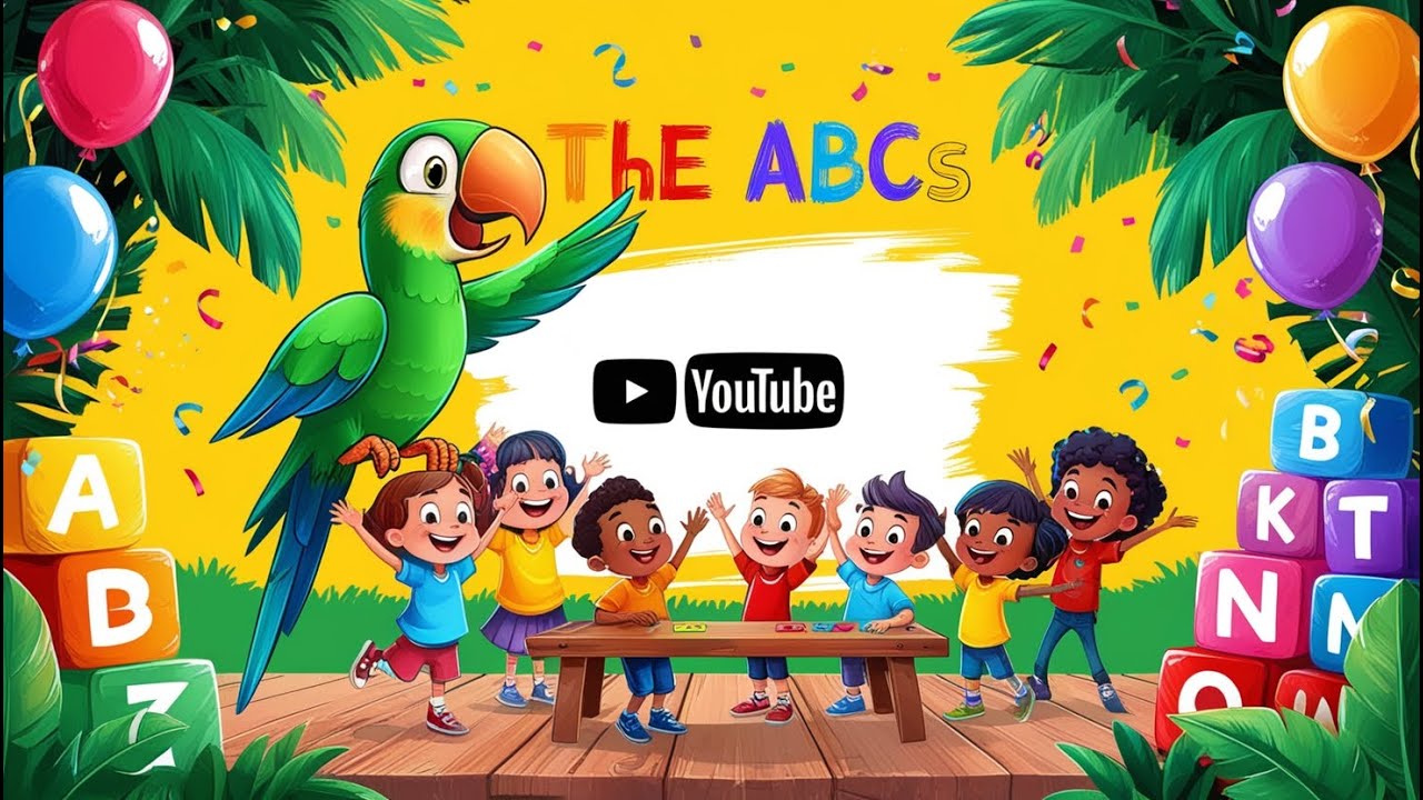 Learn English Alphabet for Children Cute parrot teaching ABC|#ABCSong # ...