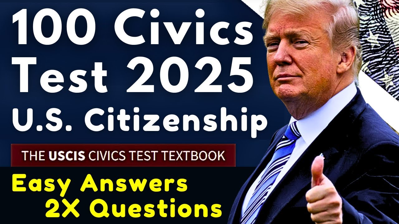 2025 U.S. Citizenship Random 100 Civics USCIS Questions/Answers | 2008 ...