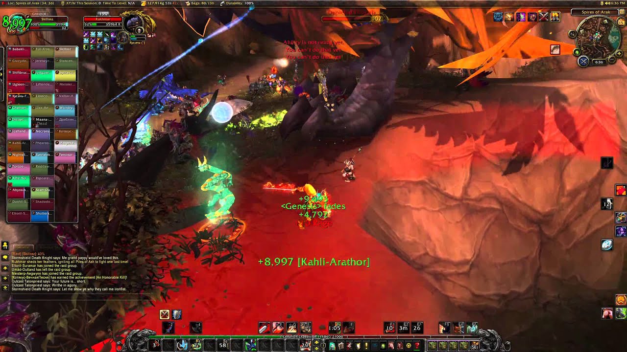 World of Warcraft: Warlords of Draenor World Boss Ruhkmar - YouTube