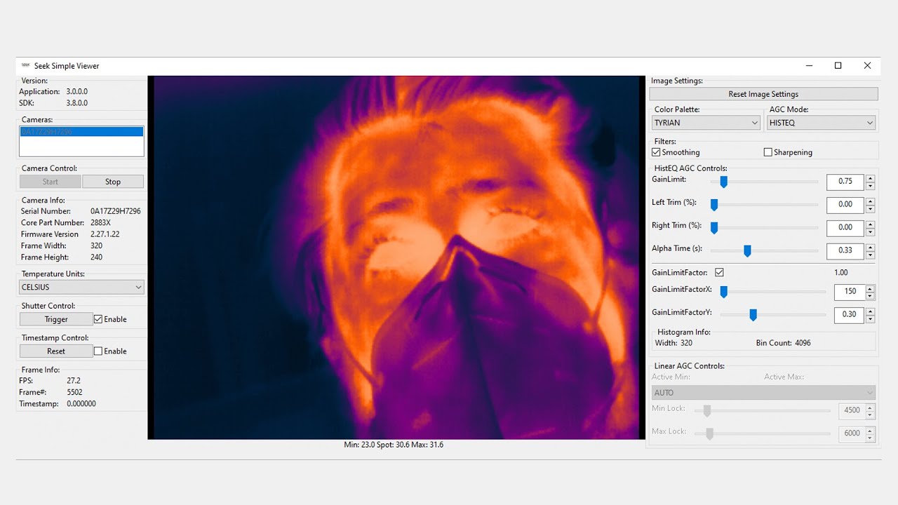 Simple Viewer for Seek Thermal Starter Kits - YouTube