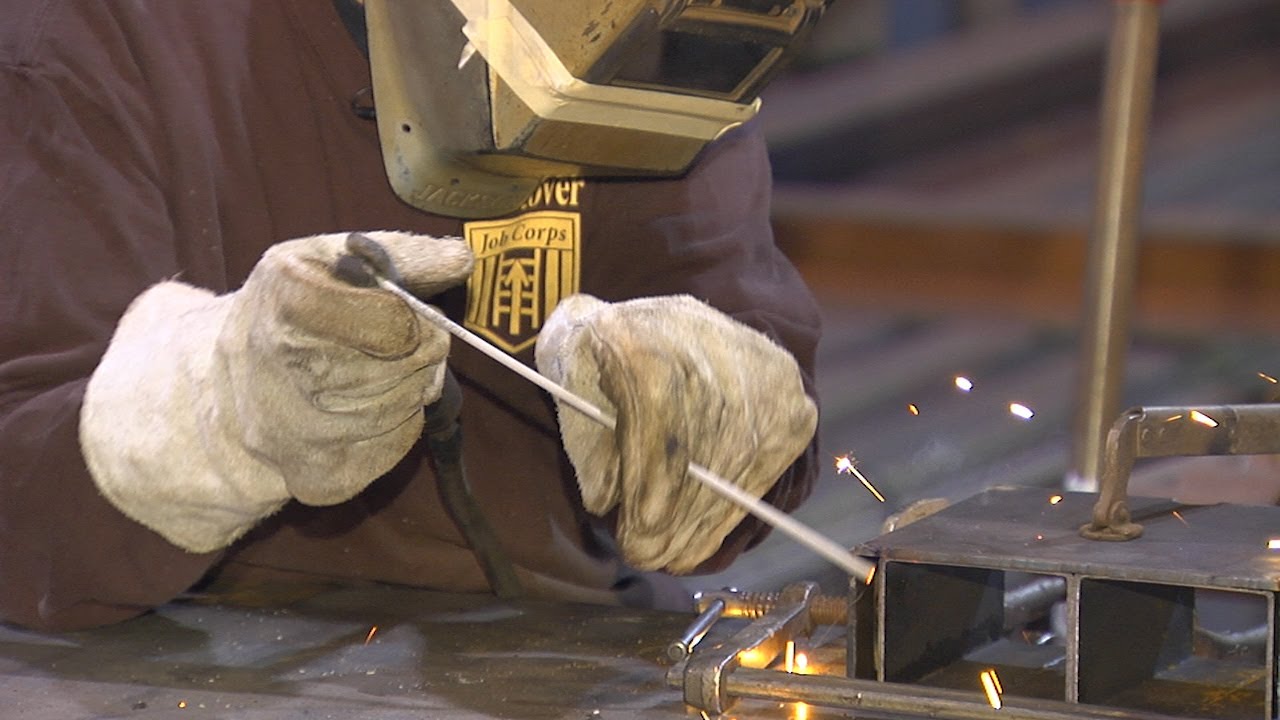 Westover Job Corps taught Ben Watkins to be a success welder. - YouTube
