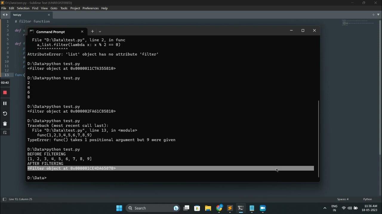 Python filter function - YouTube