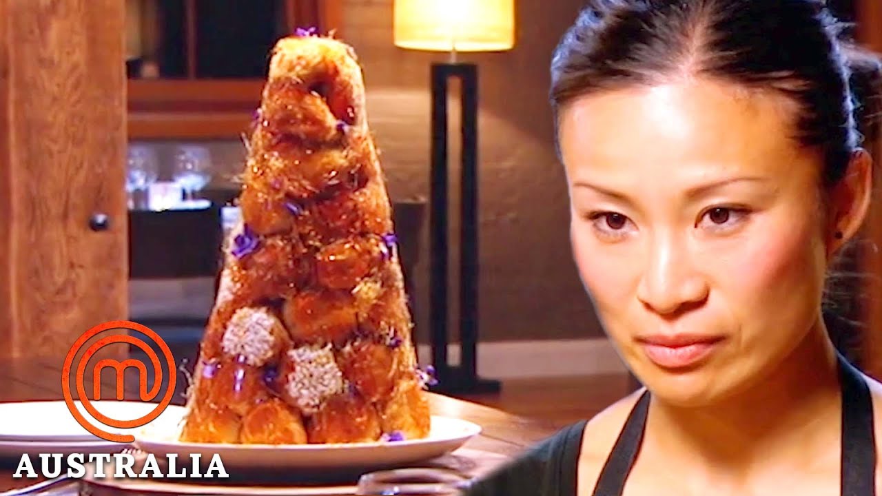 Making a Classic Croquembouche | MasterChef Australia | MasterChef ...