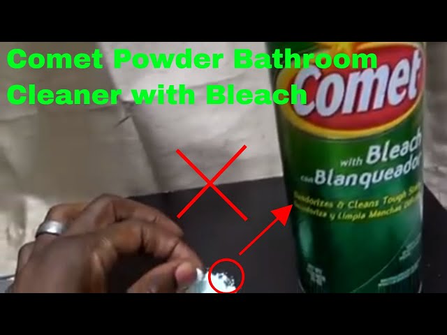 What Is Comet Cleaner Used For