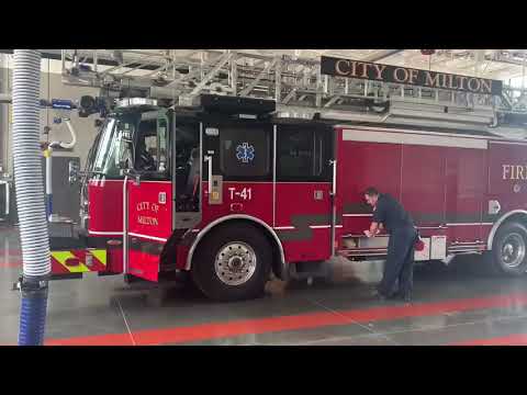 Virtual Tour of Milton Fire Station 44 - YouTube