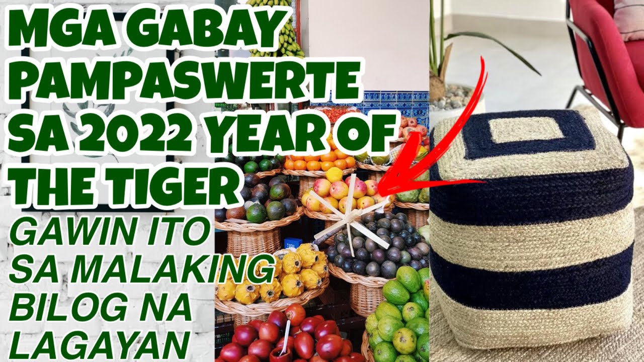 🍀2022 YEAR OF THE TIGER PAMPASWERTE GABAY | MGA MASWERTENG IDISPLAY SA ...